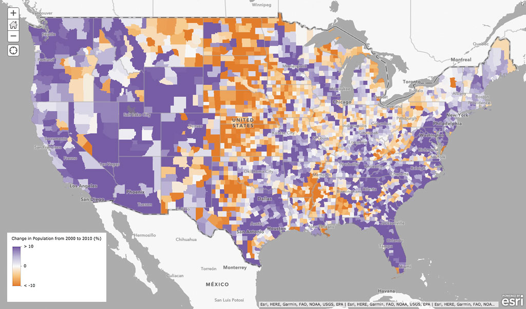 Make Your Own Web Maps from 2010 Census Data | Summer 2017 | ArcUser Make Your Own Web Maps from 2010 Census Data | Summer 2017 | ArcUser