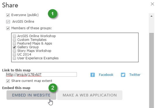 Embedding maps in Story Map Journal Embedding maps in Story Map Journal