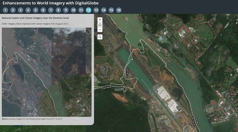 World Imagery Updated with more DigitalGlobe and Contributor Imagery World Imagery Updated with more DigitalGlobe and Contributor Imagery