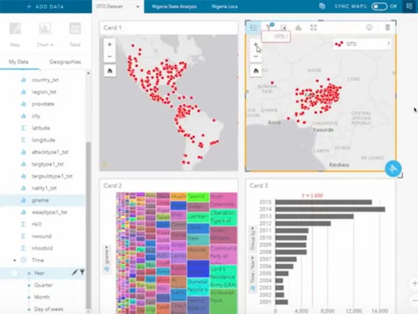 Gaining Insight: Real-time Exploration and Analysis of Maps and Data Gaining Insight: Real-time Exploration and Analysis of Maps and Data