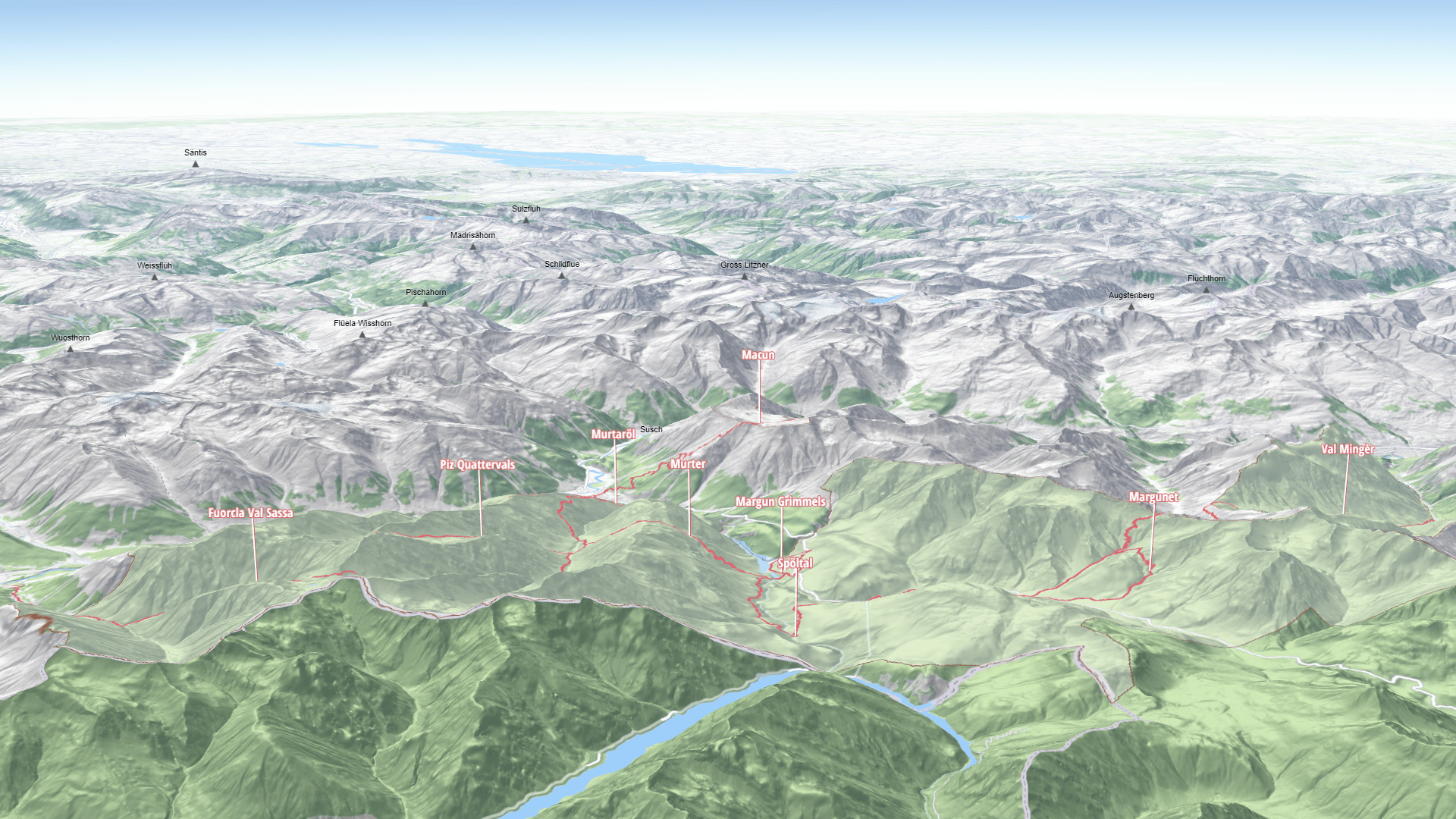 Fun facts about creating an interactive 3D hiking map
