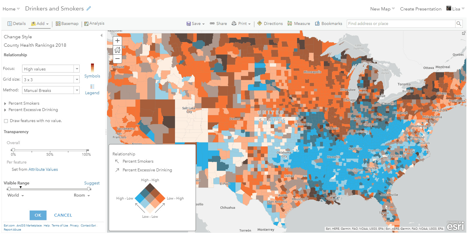How To Make A Relationship Map In ArcGIS Online