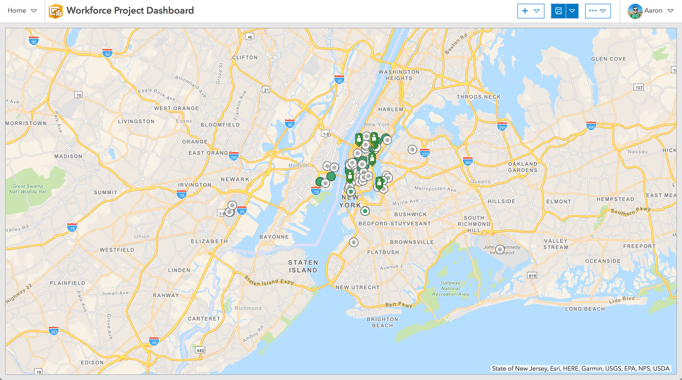 Monitor Your Workforce Project Using ArcGIS Dashboards Monitor Your Workforce Project Using ArcGIS Dashboards