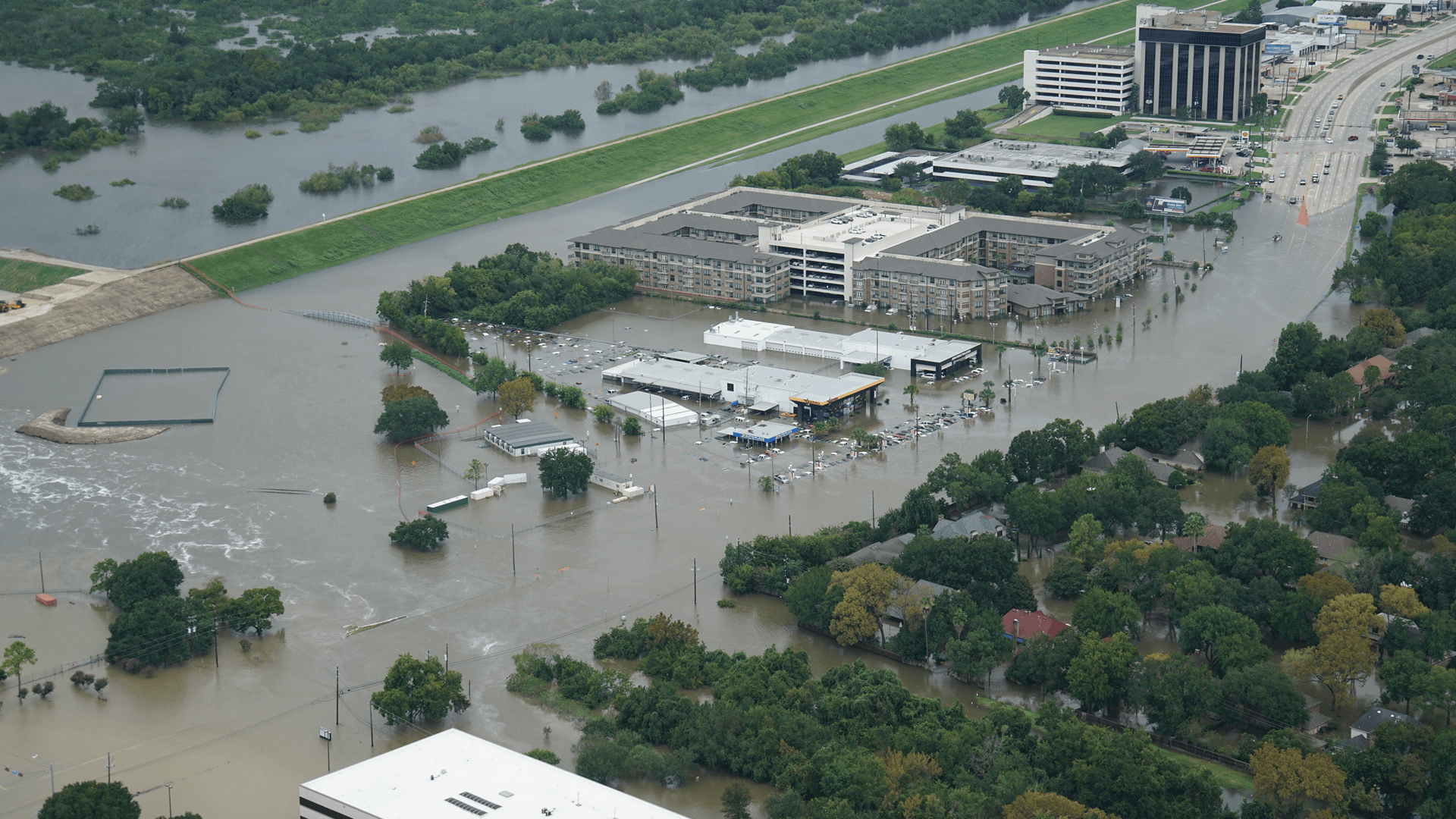 Determine flood risk for disaster response