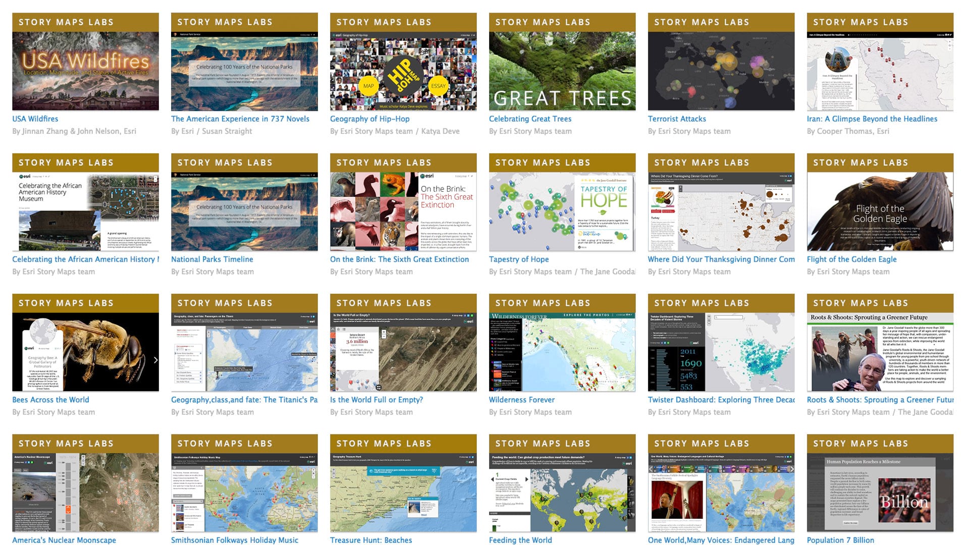 Story Maps Labs: Our Ongoing Experiment