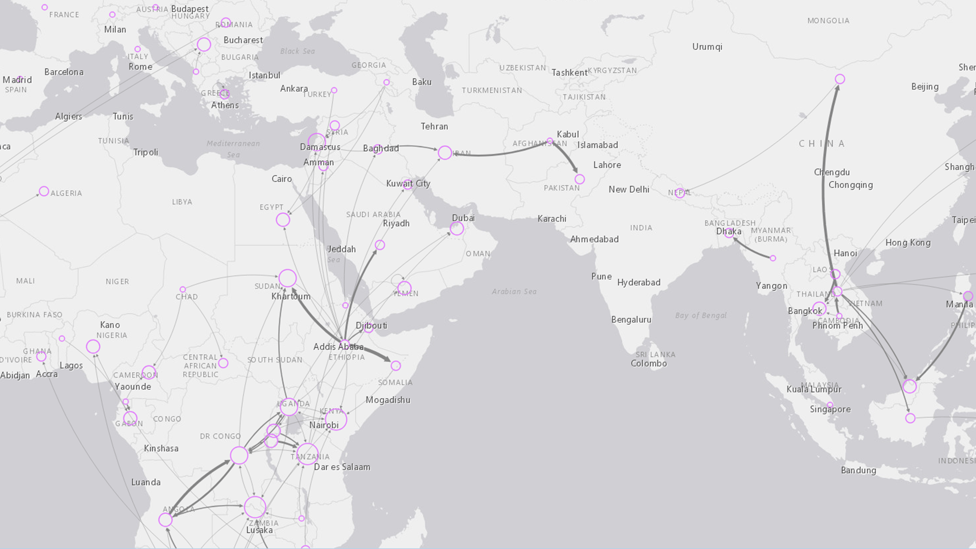 Understand the refugee crisis with link analysis