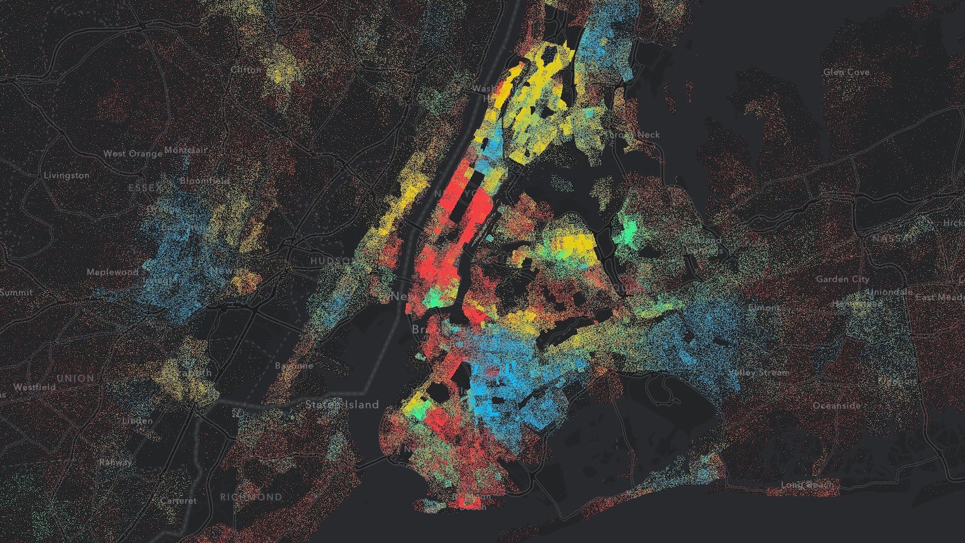Dot density maps for the web