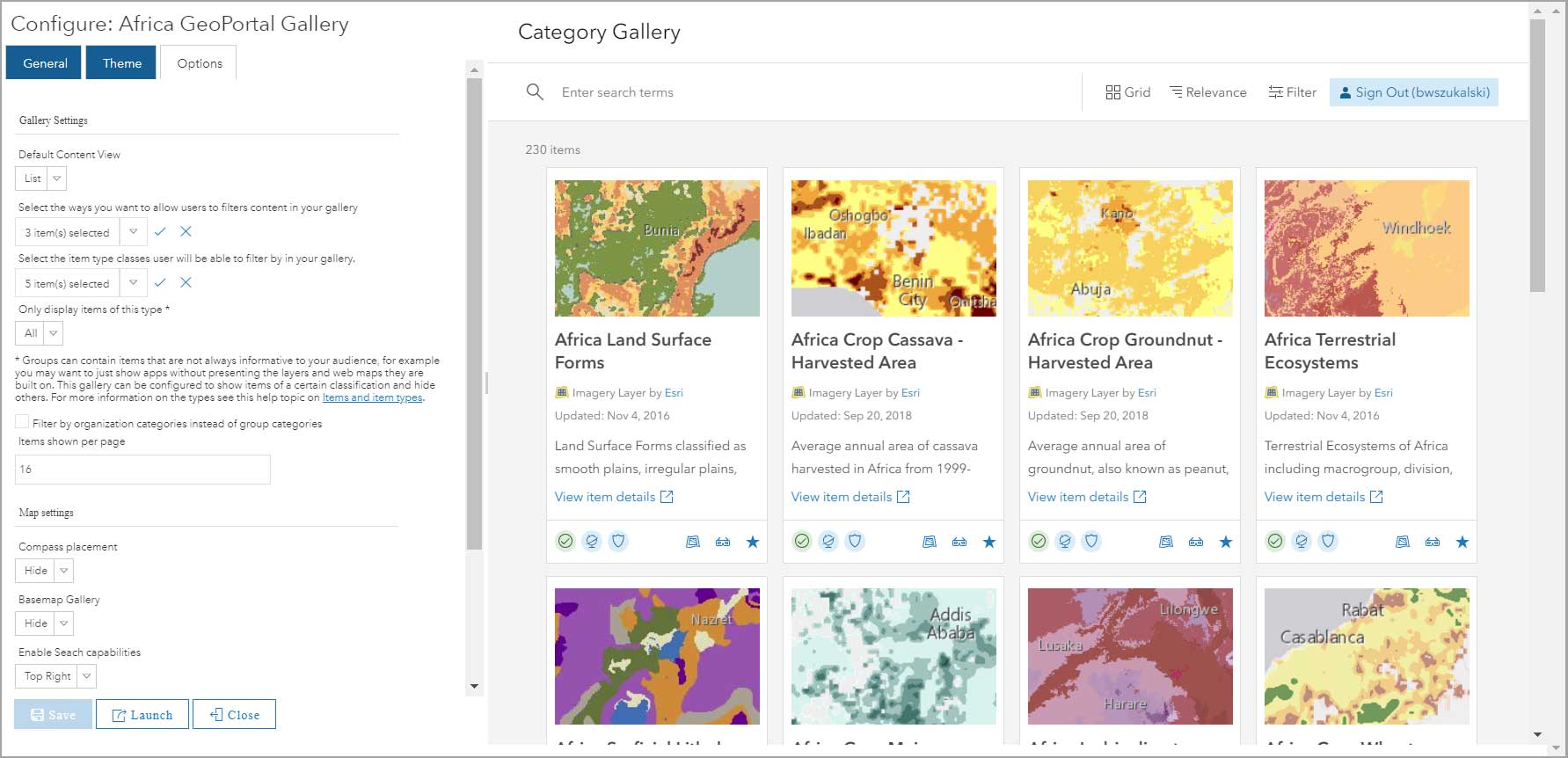 Explore content with Category Gallery