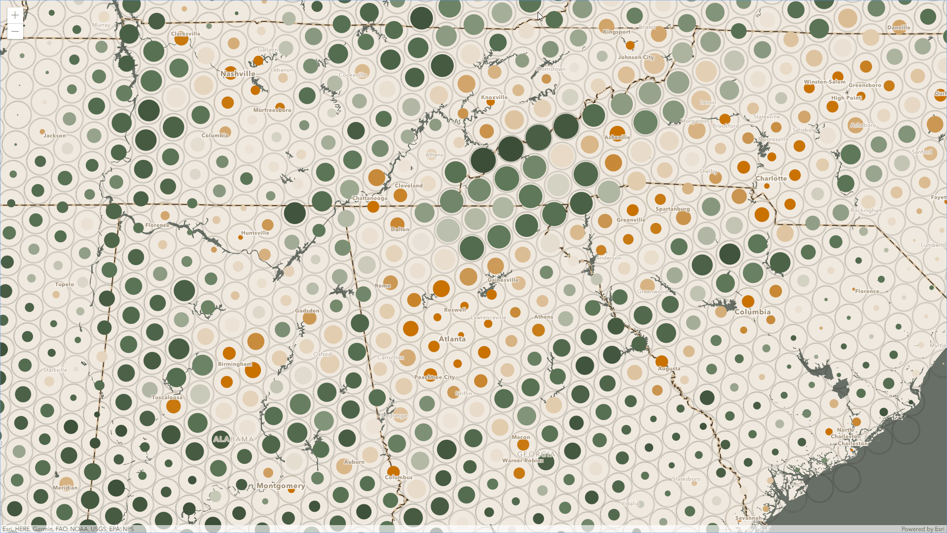 Reference Size Maps: Learning from the '60s with a new mapping theme
