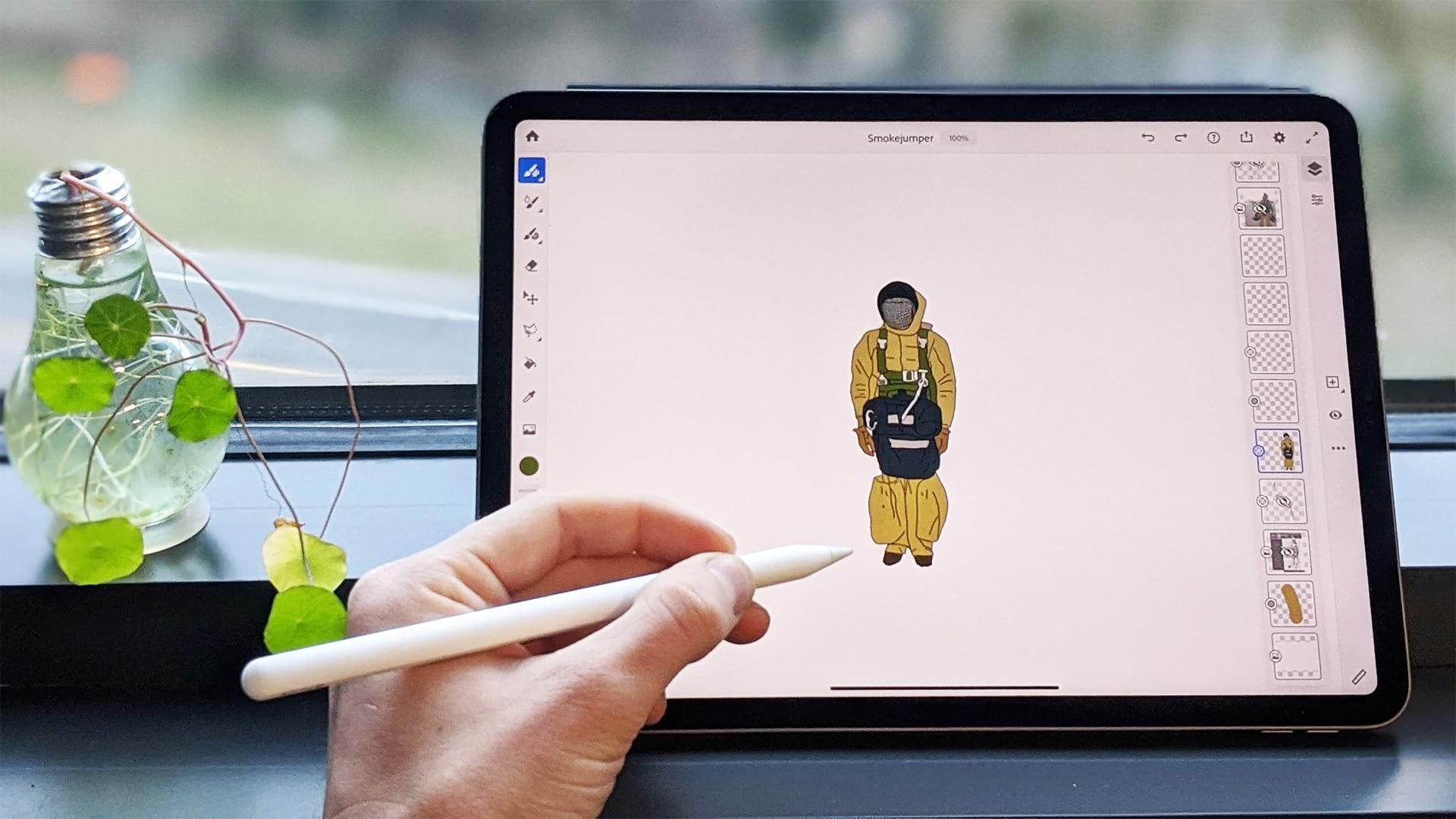 Creating hand-drawn illustrations for story maps
