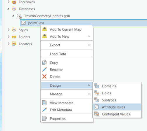 Prevent geometry updates with Attribute Rules Prevent geometry updates with Attribute Rules