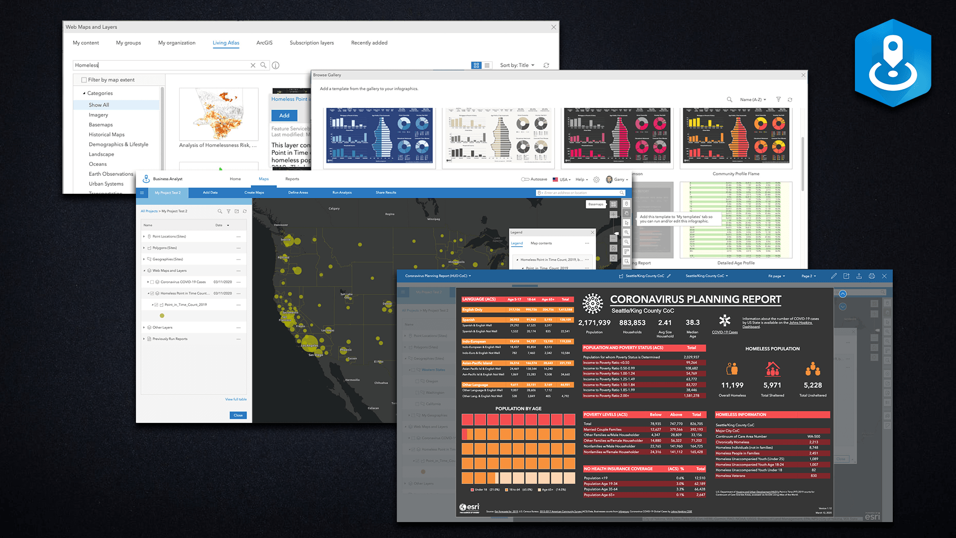 ArcGIS Business Analyst: Building your own Vulnerable Population ...