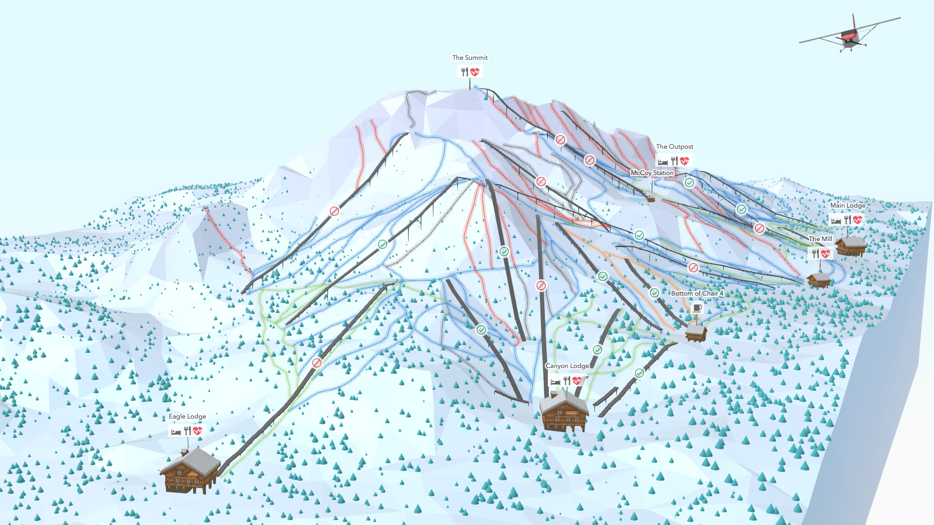 A low poly ski resort map - part I: generating the terrain