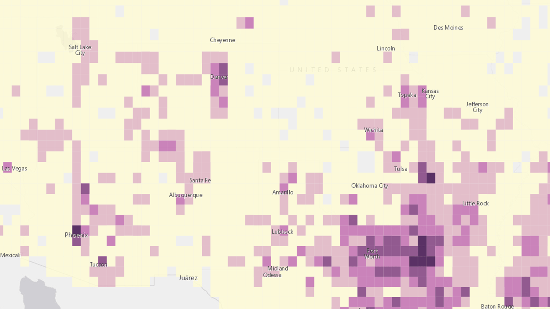 ArcGIS Blog | Mapping large datasets using binned maps and heat maps