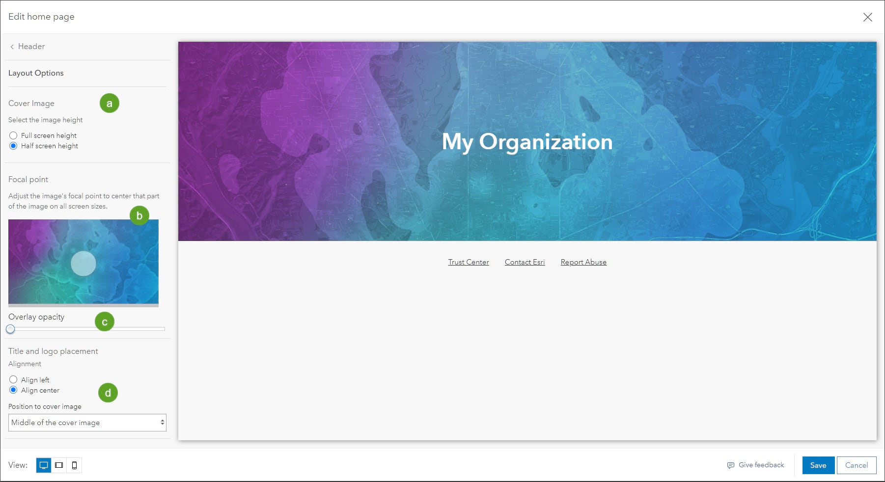 Create a great home page for your organization