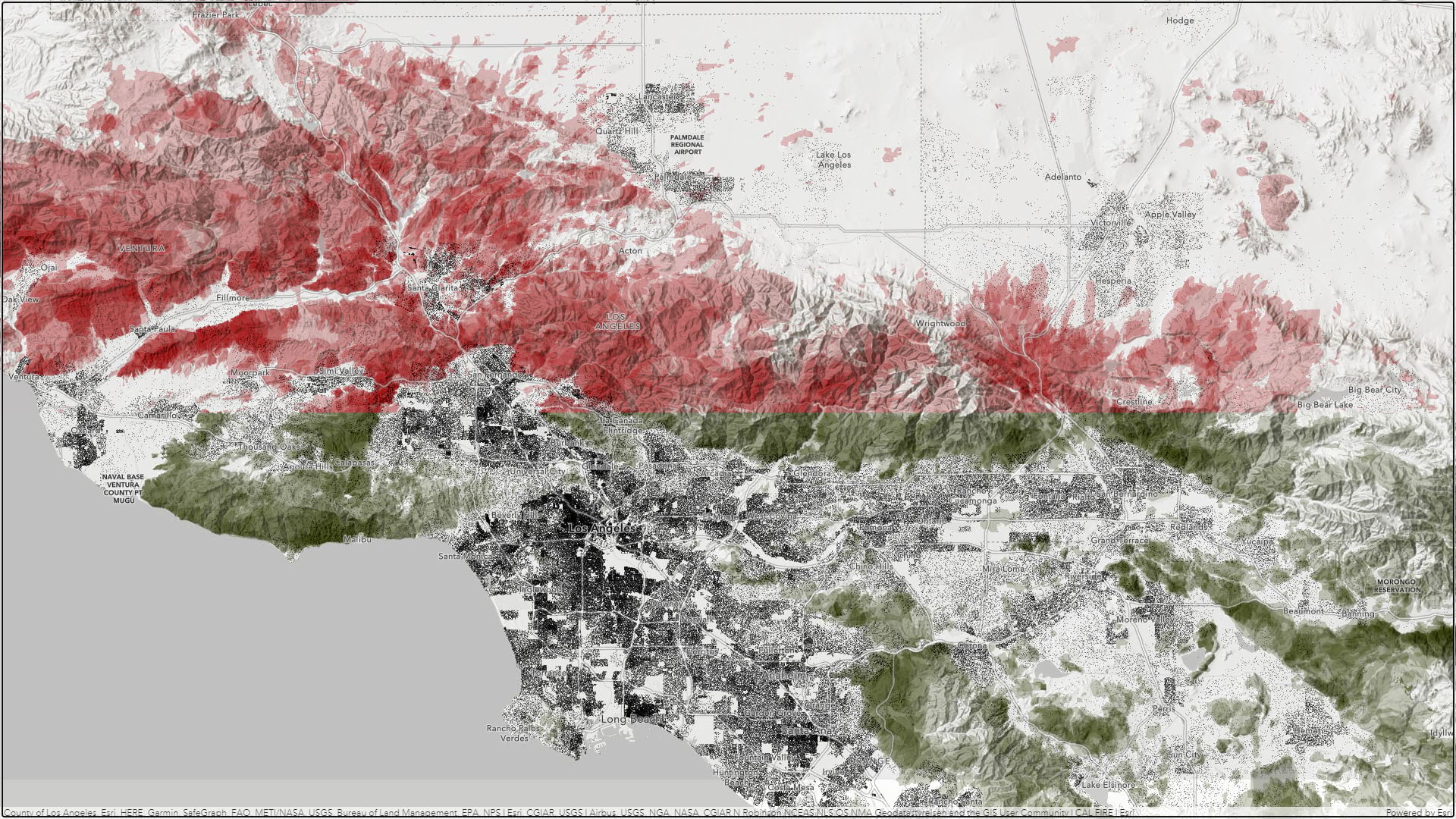 Historical California Wildfire Perimeters in Living Atlas