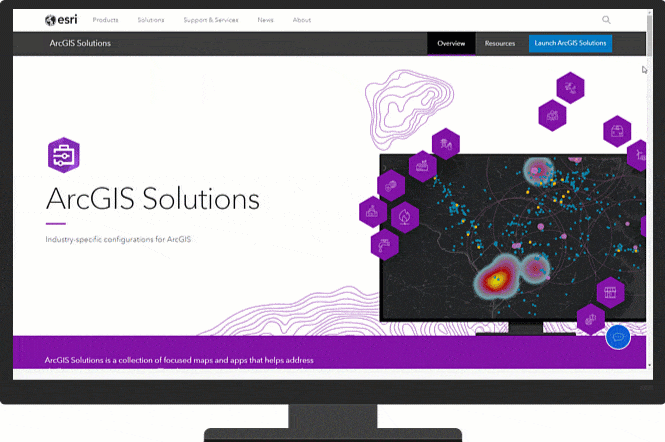 New ArcGIS Solutions product experience launched New ArcGIS Solutions product experience launched