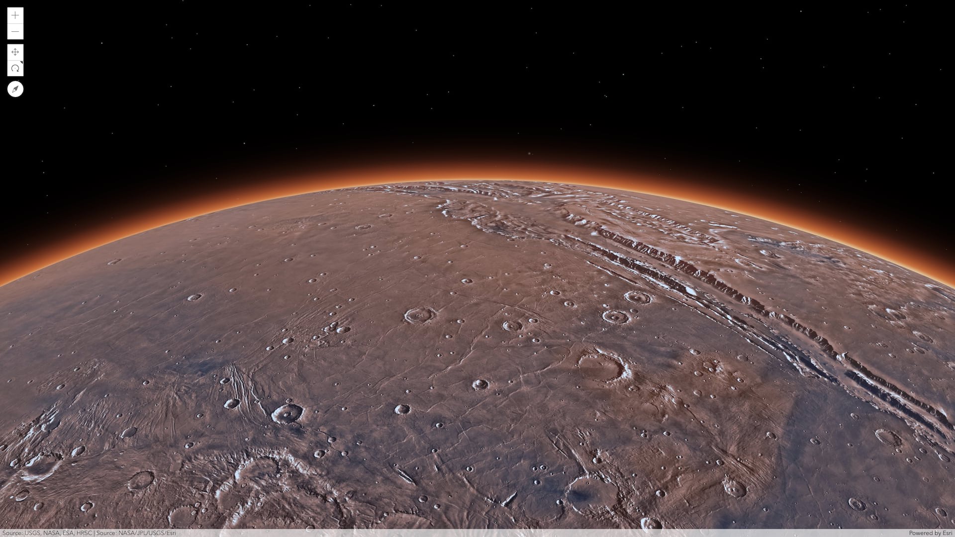Geographical Maps Of The Planet Mars