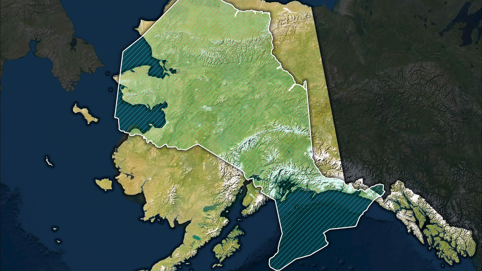 How to make one of those size comparison maps