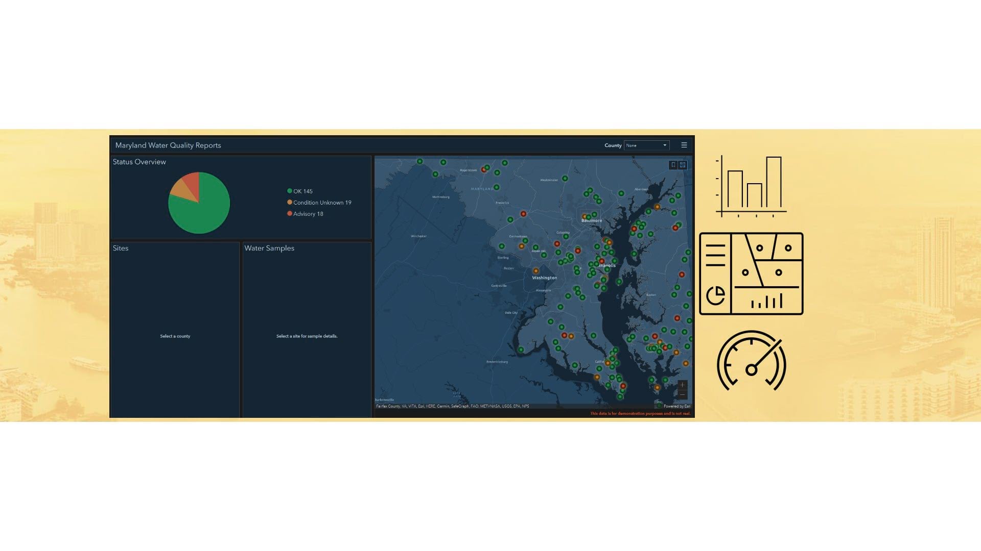 ArcGIS Dashboards | Give more context to your dashboard with selection-based display
