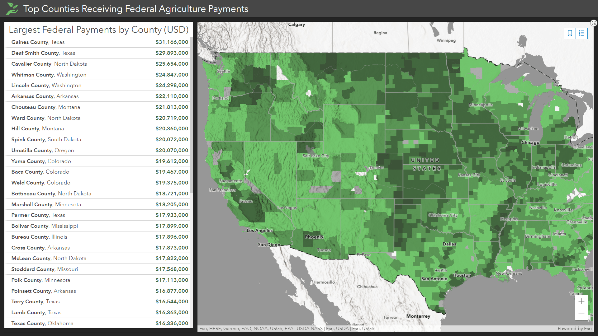 How to make that app: Census Agriculture Dashboard