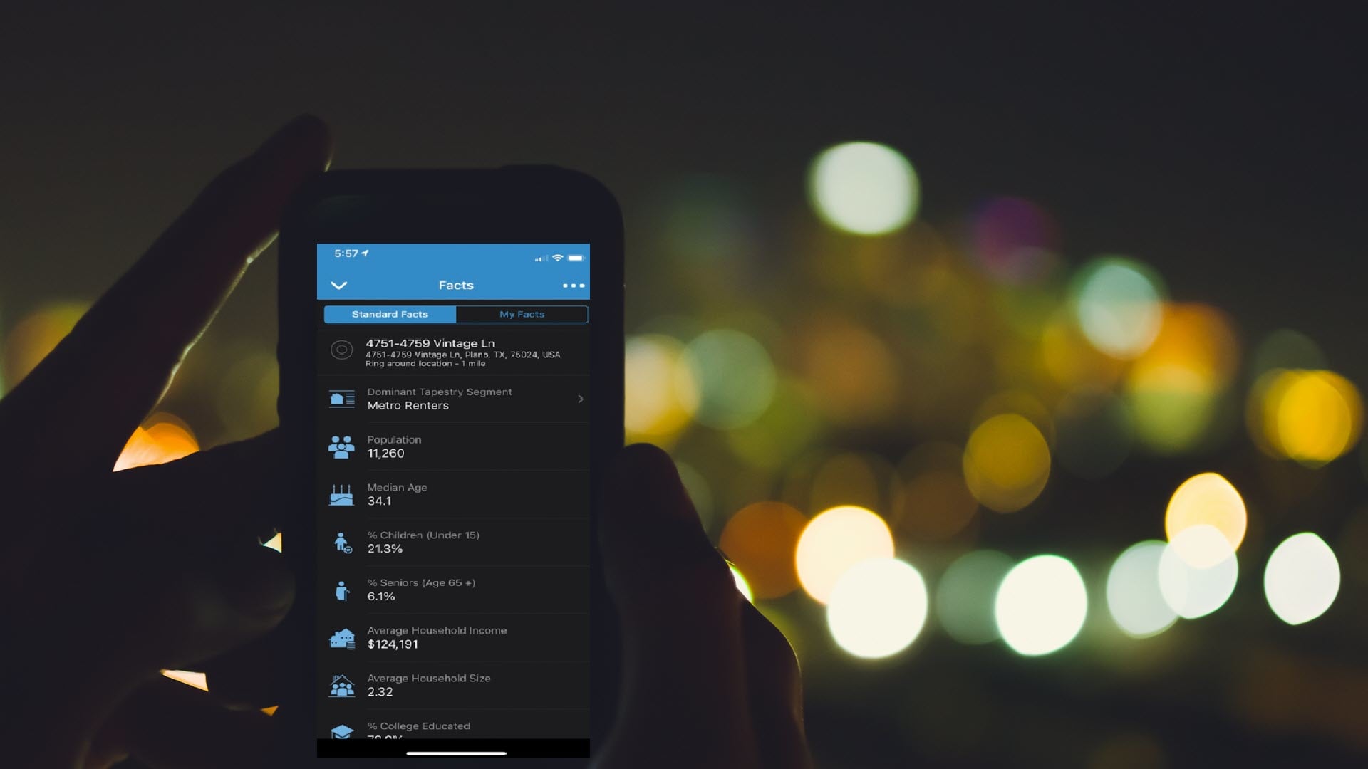 Come to the dark side with ArcGIS Business Analyst Mobile App