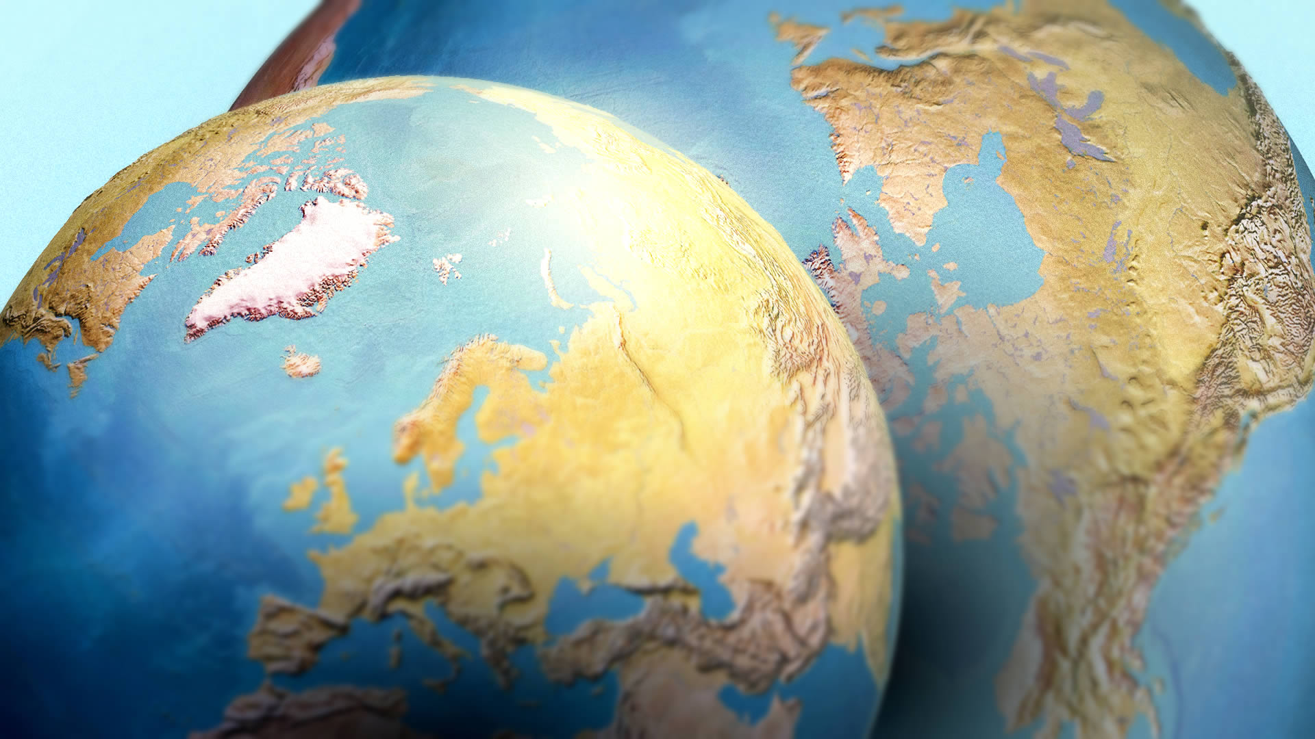 How to make a globe that you can pose for endless stock photos