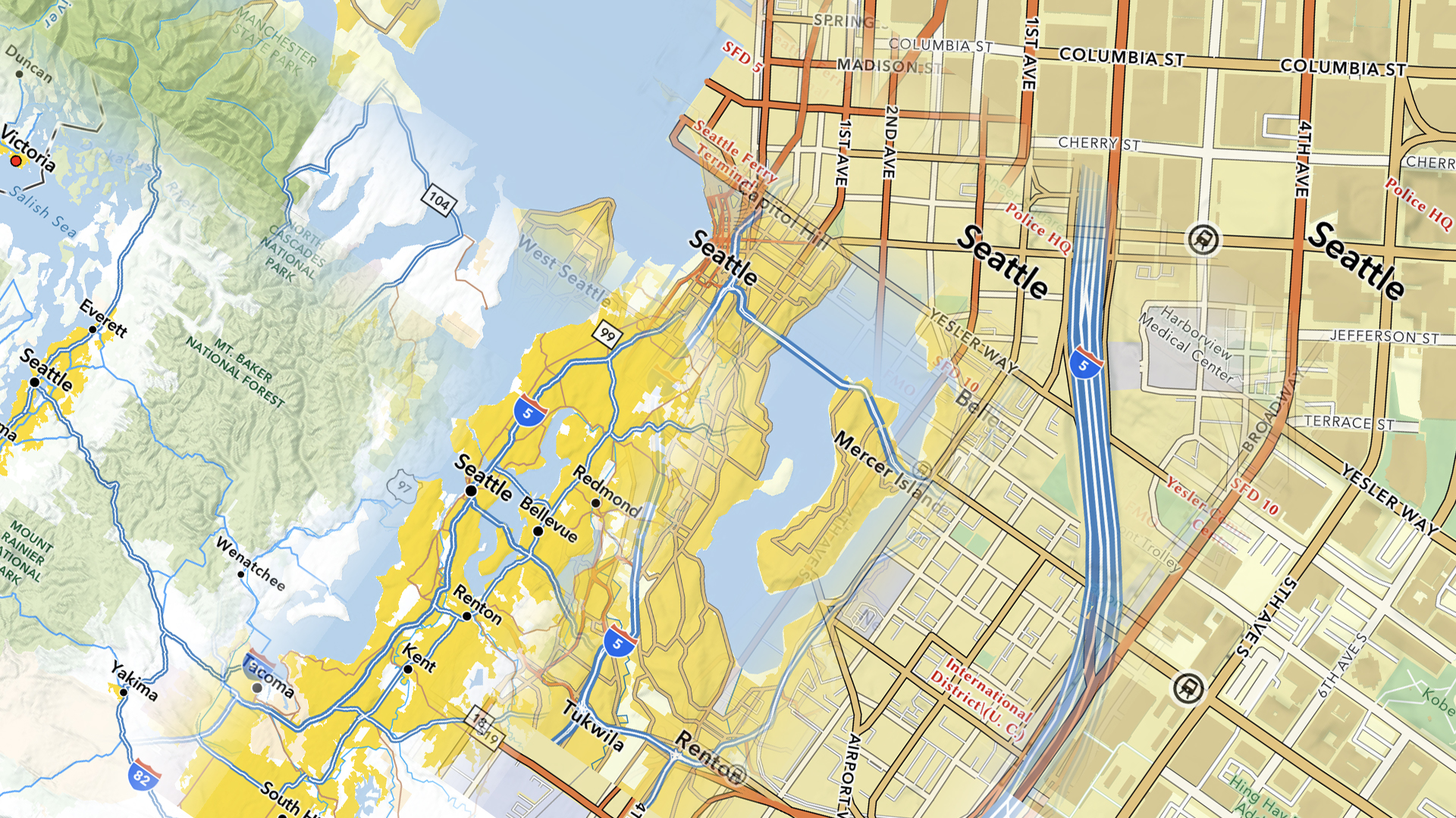 Mapping in Multi-Scale