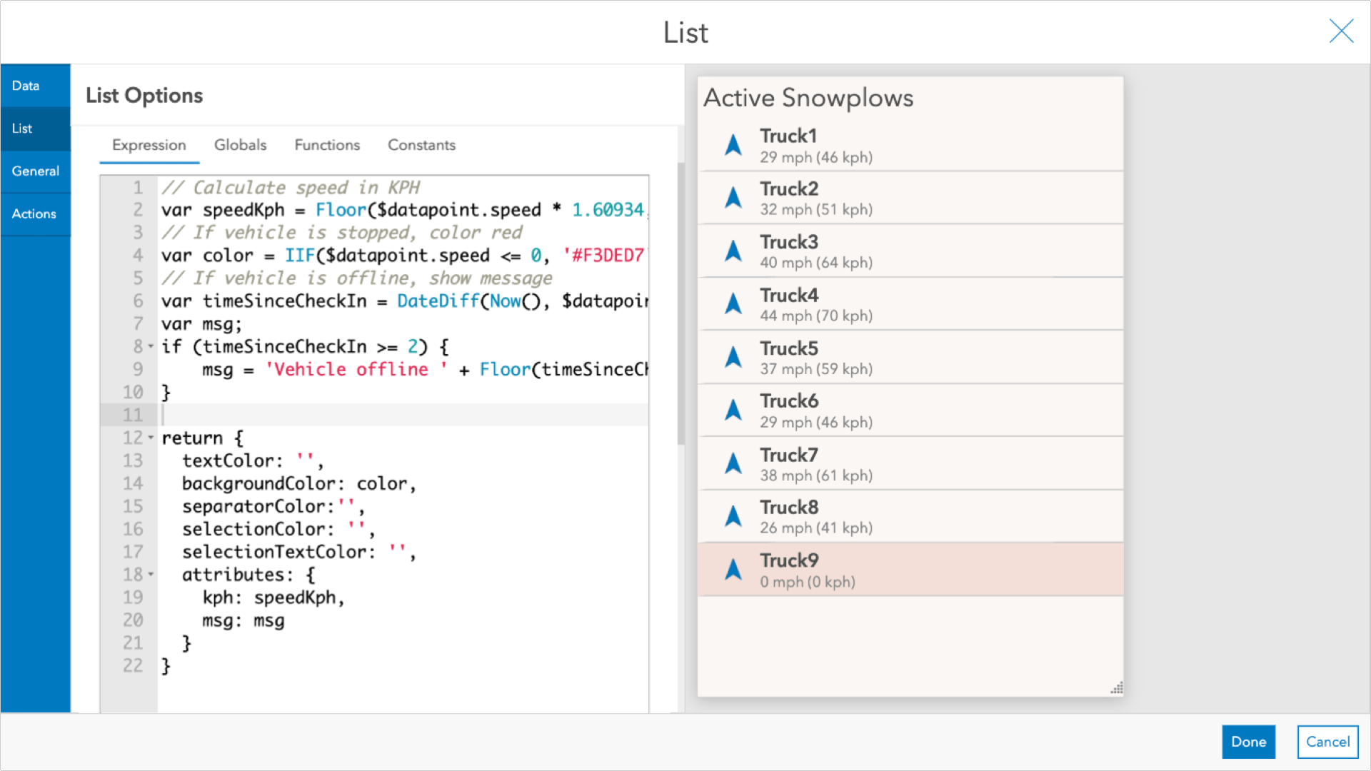 Getting started with advanced formatting using Arcade in Dashboards