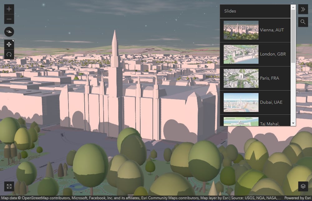New OSM 3D Scene Layers