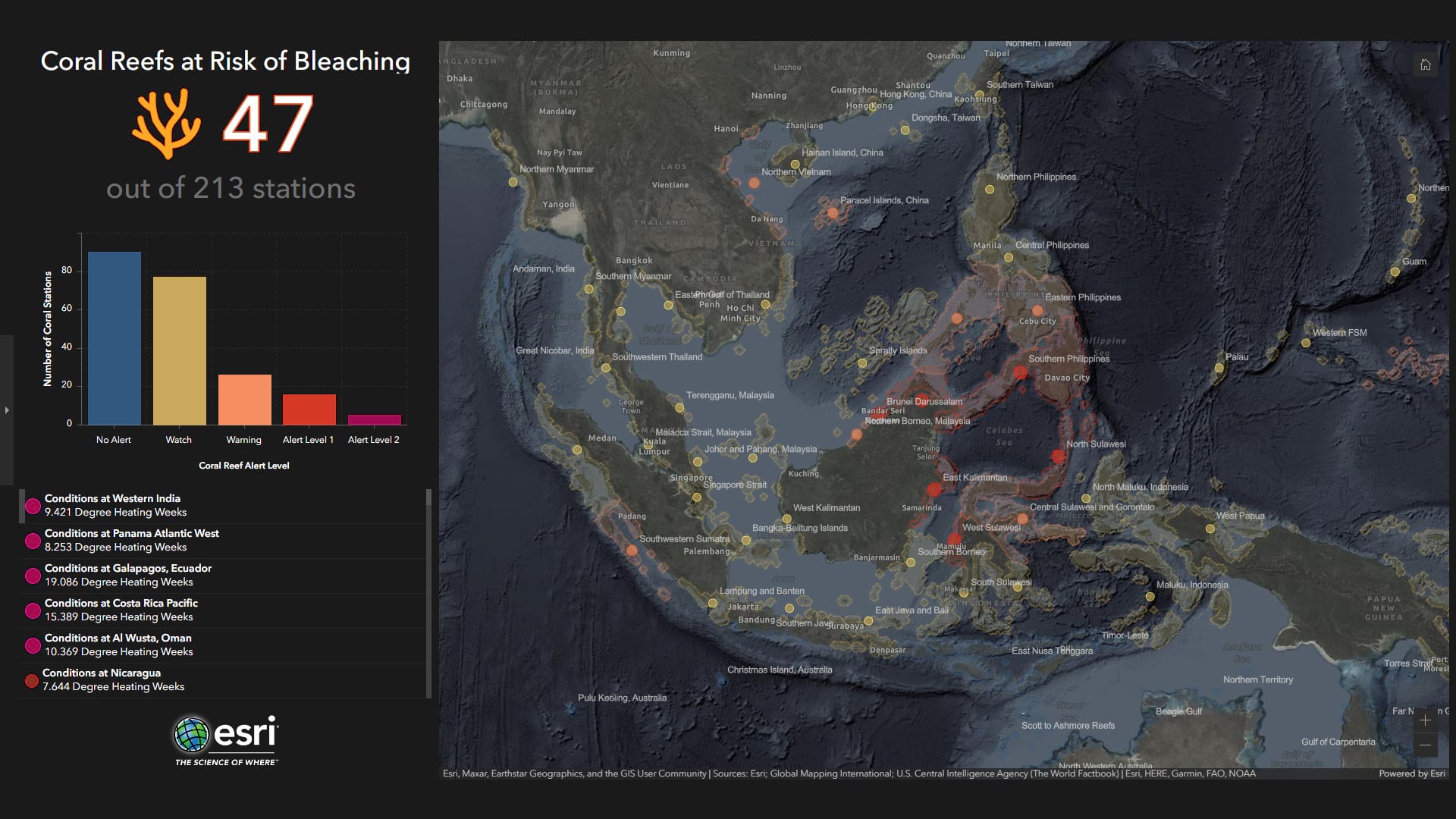 Create your first dashboard using ArcGIS Dashboards