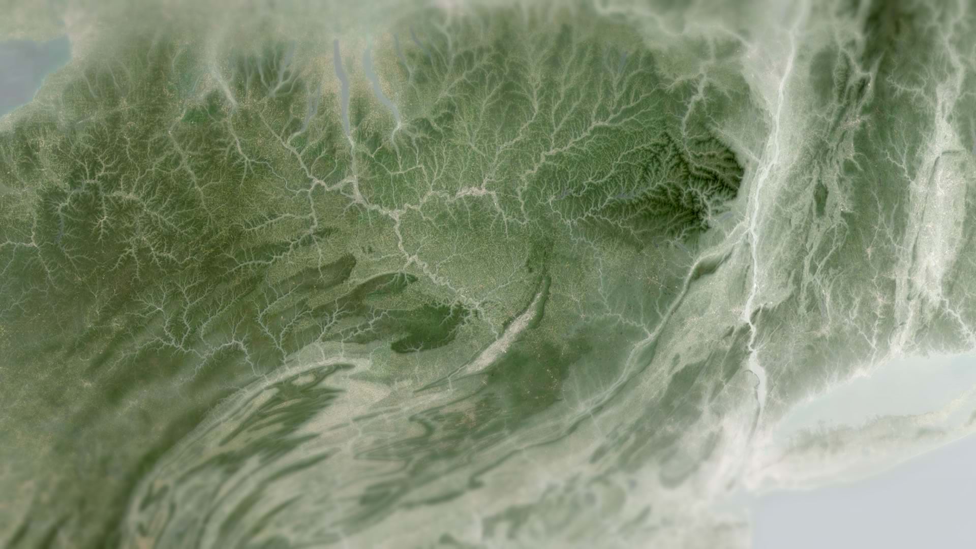 How to add mist to terrain in ArcGIS Online