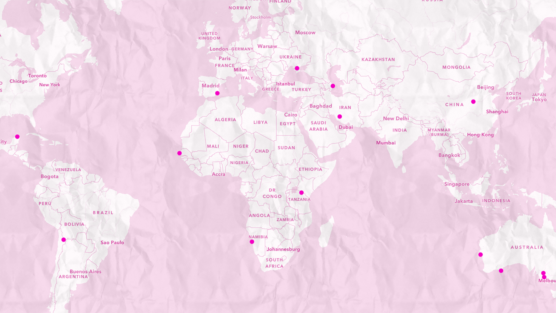 Pretty in pink part 1: Make a map