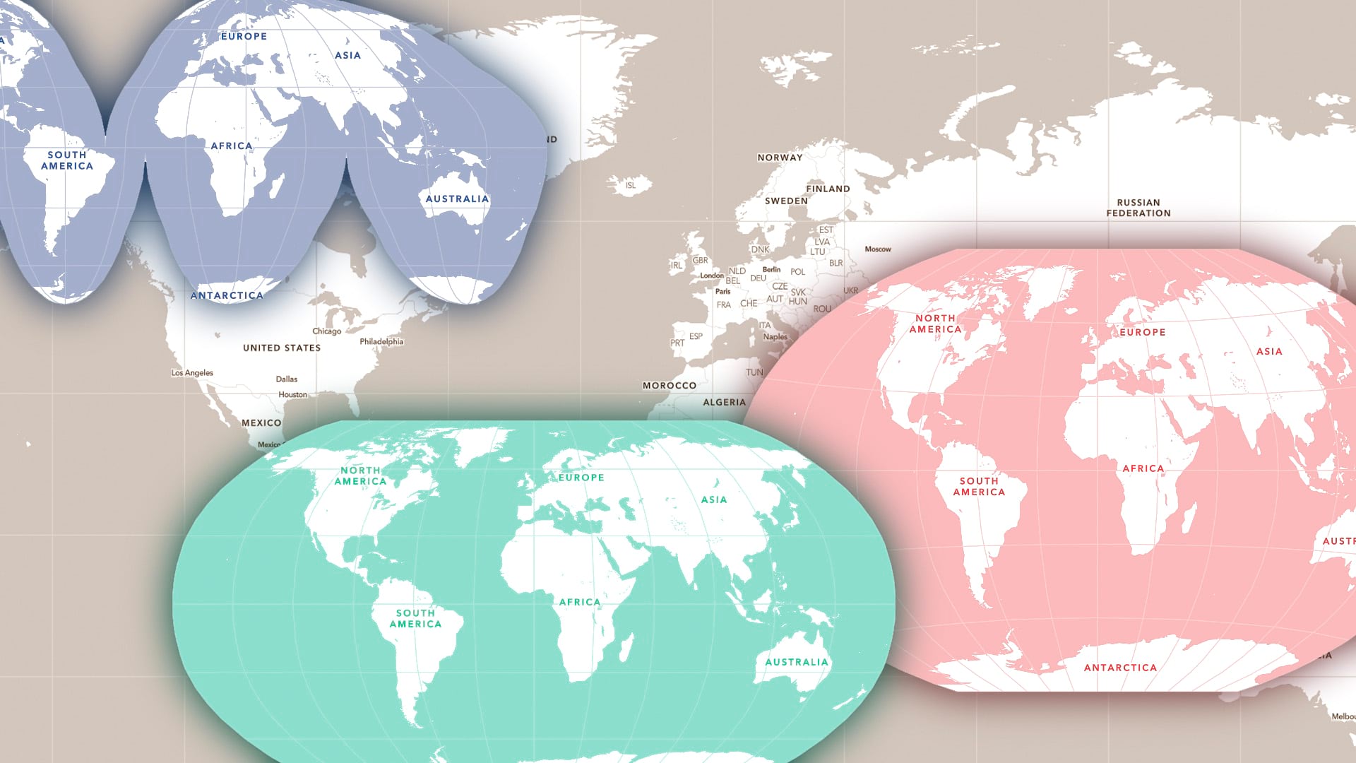 Beyond Web Mercator: Building basemaps in different projections