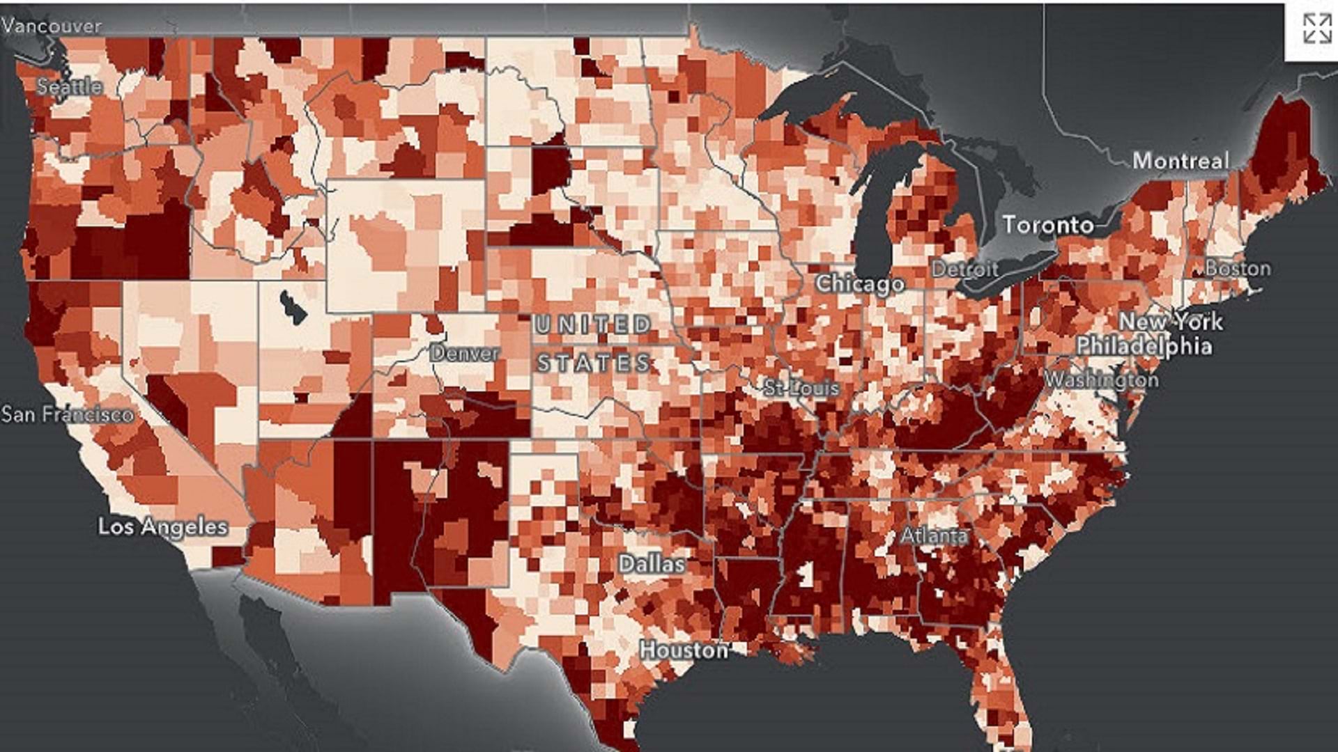 Creating an economic distress index layer using Census data with Python