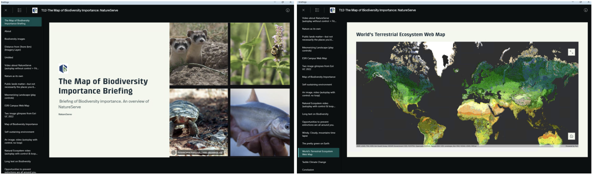 What’s New in the ArcGIS StoryMaps Briefings App (December 2023)