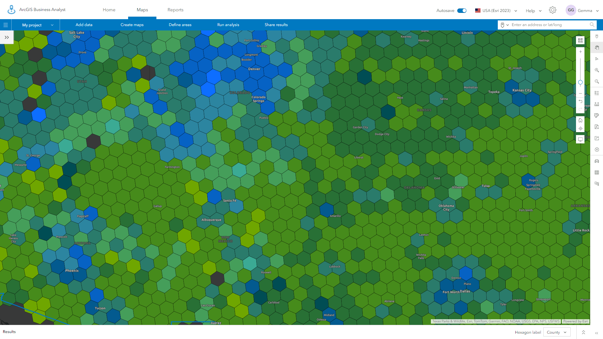 An authoritative guide to hexagons in Business Analyst: The basics