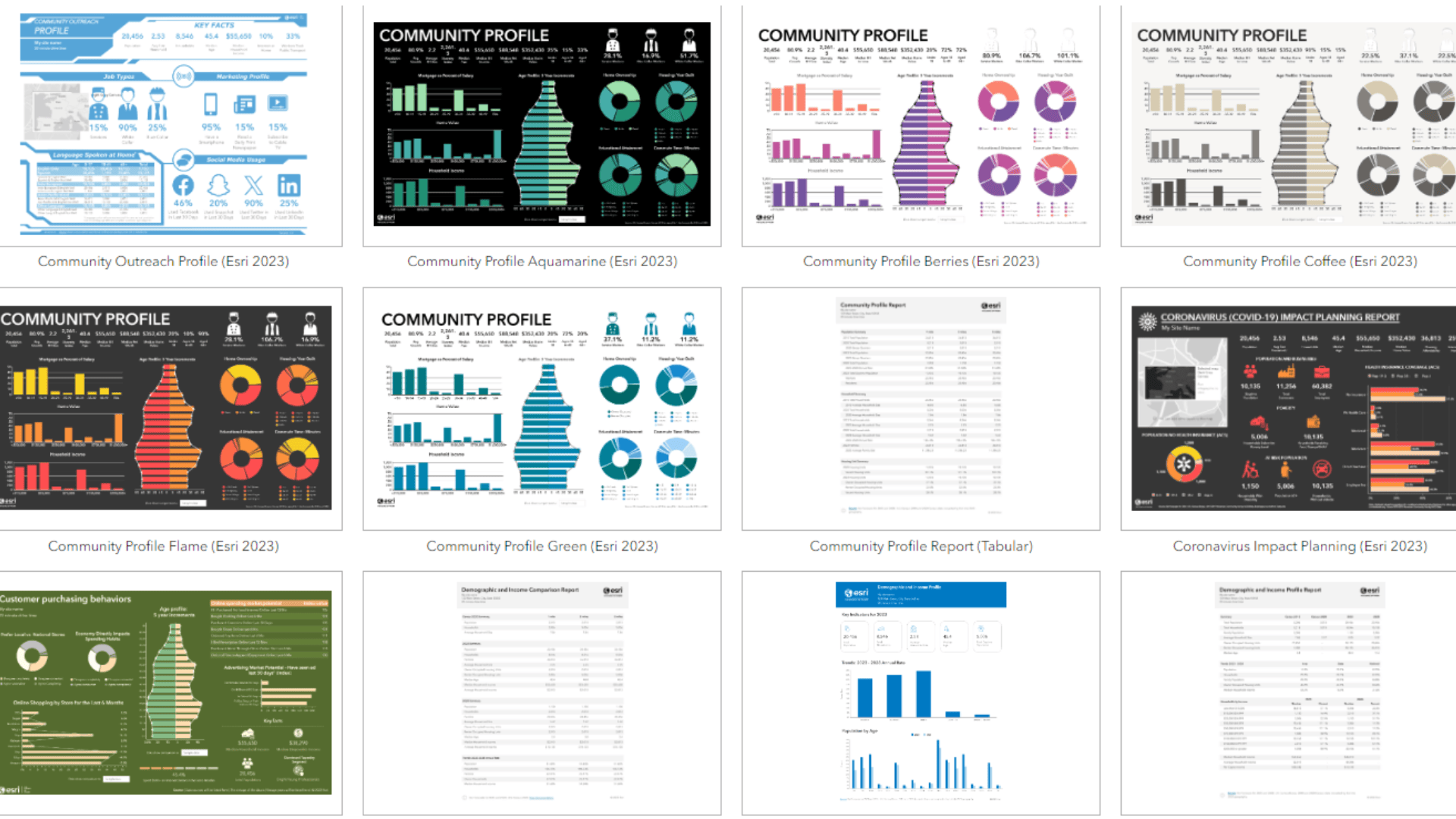 Learn about infographics in ArcGIS Business Analyst Web App and ...