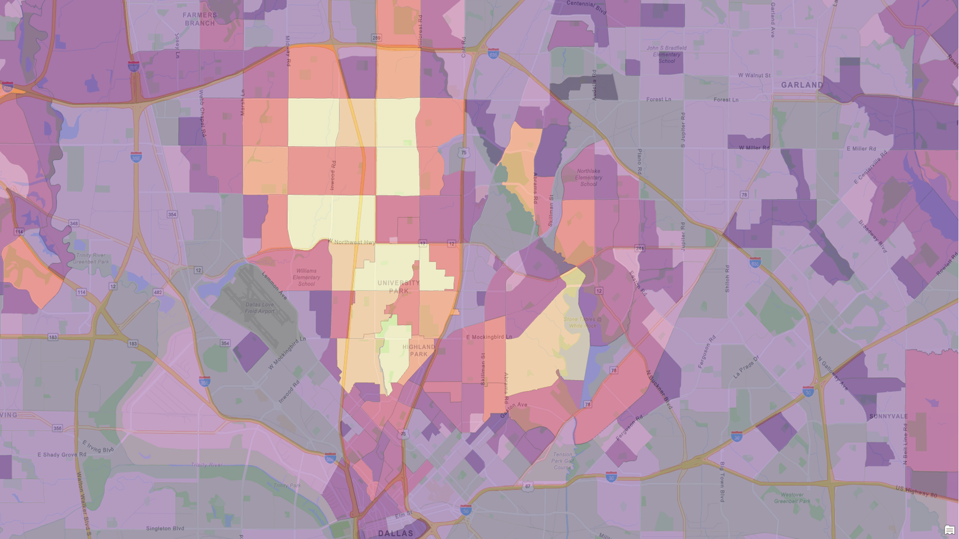 Considerations for working with color-coded maps in Business Analyst ...
