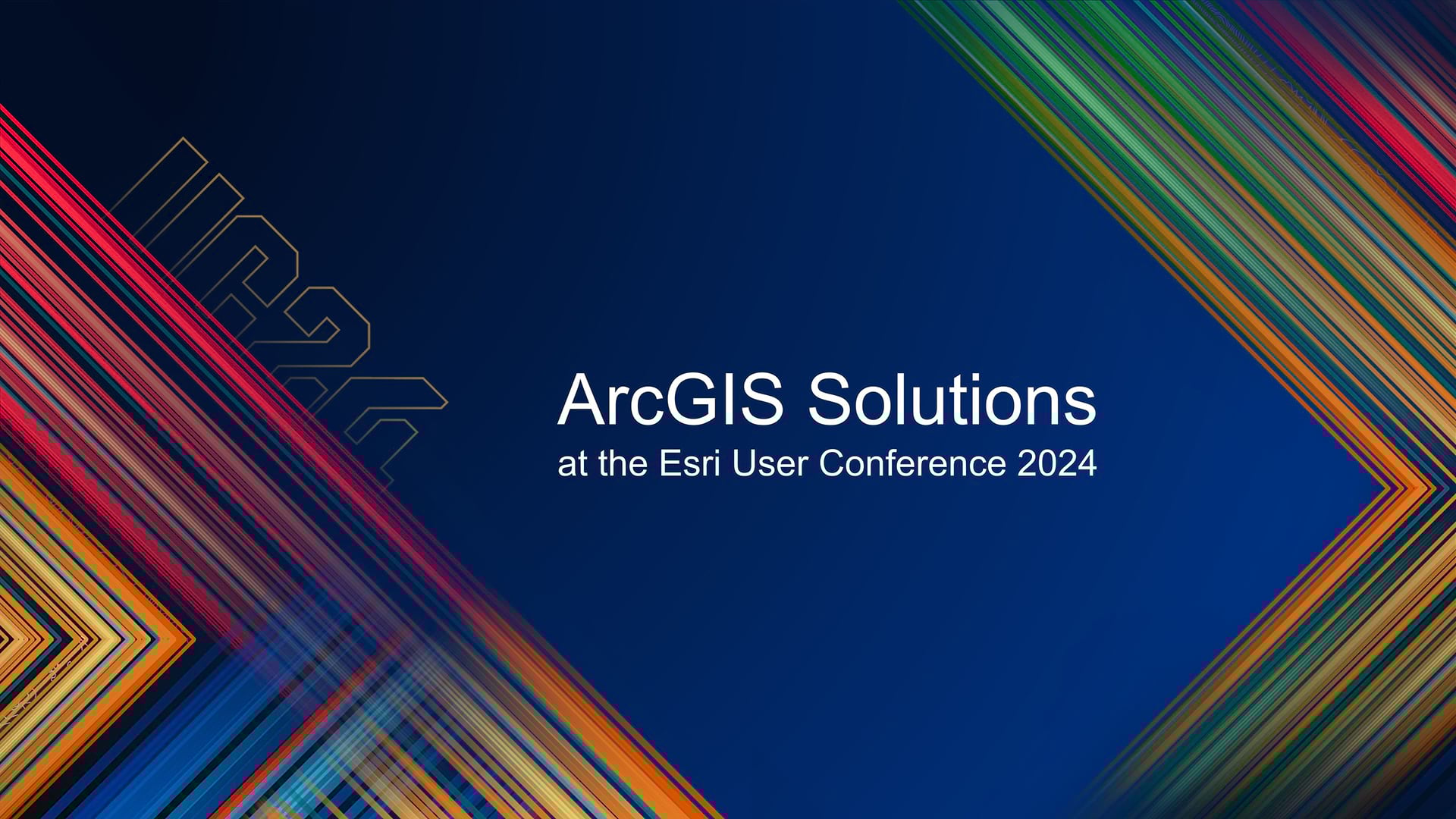 ArcGIS Solutions at the Esri User Conference 2024