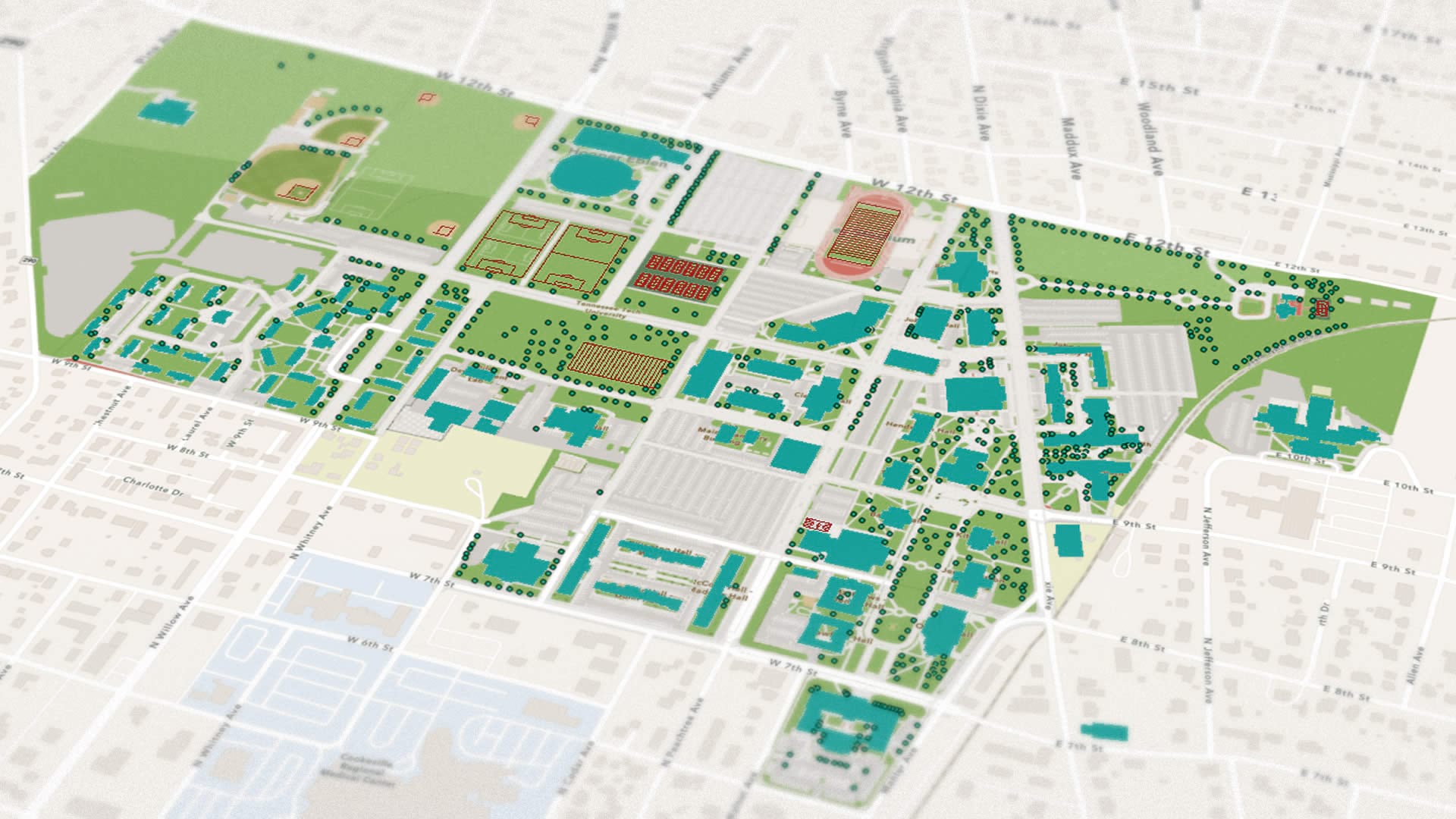 How to add 2D features to a 3D scene