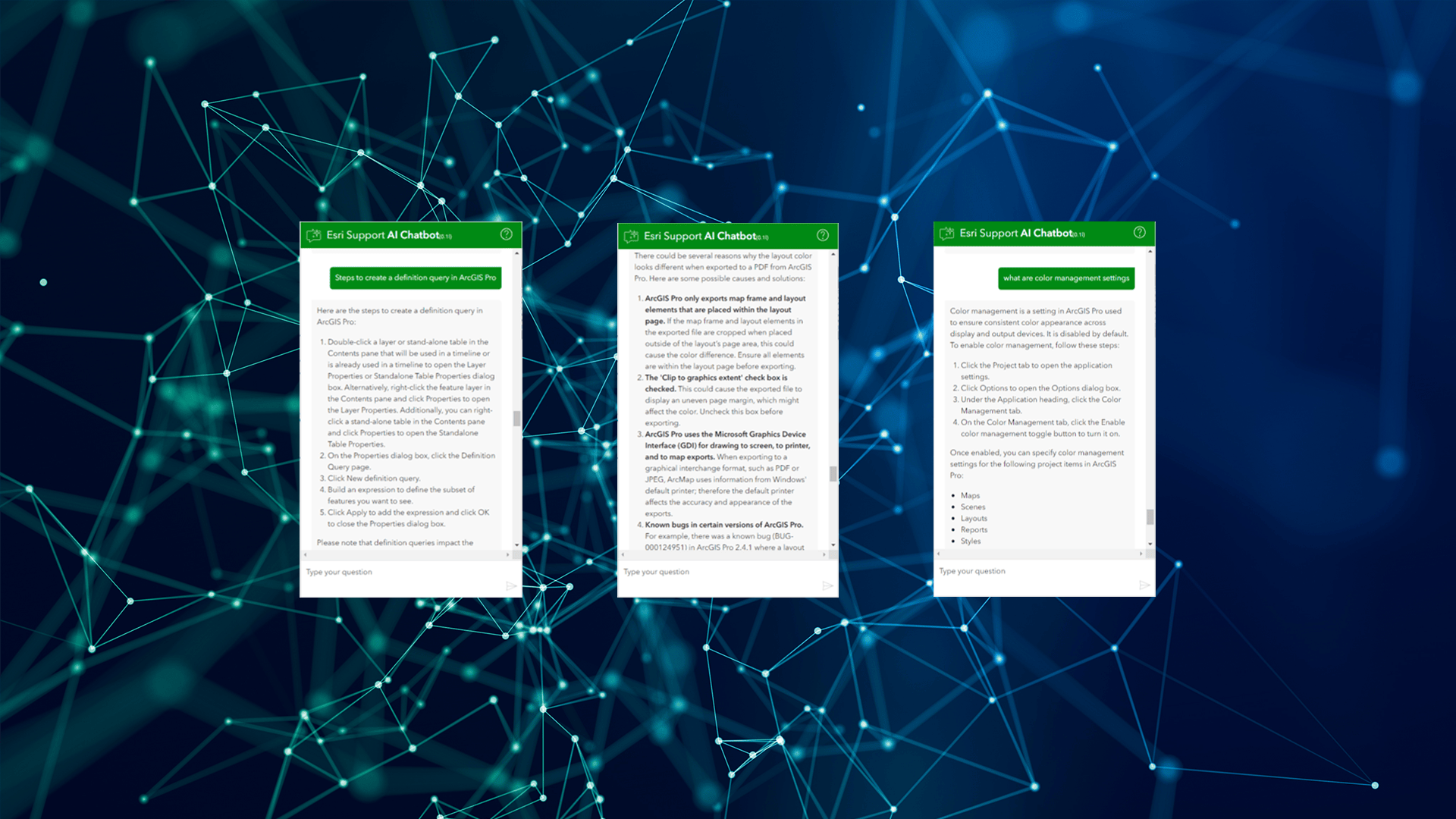 Get the Most from the Support Site with the Esri Support AI Chatbot