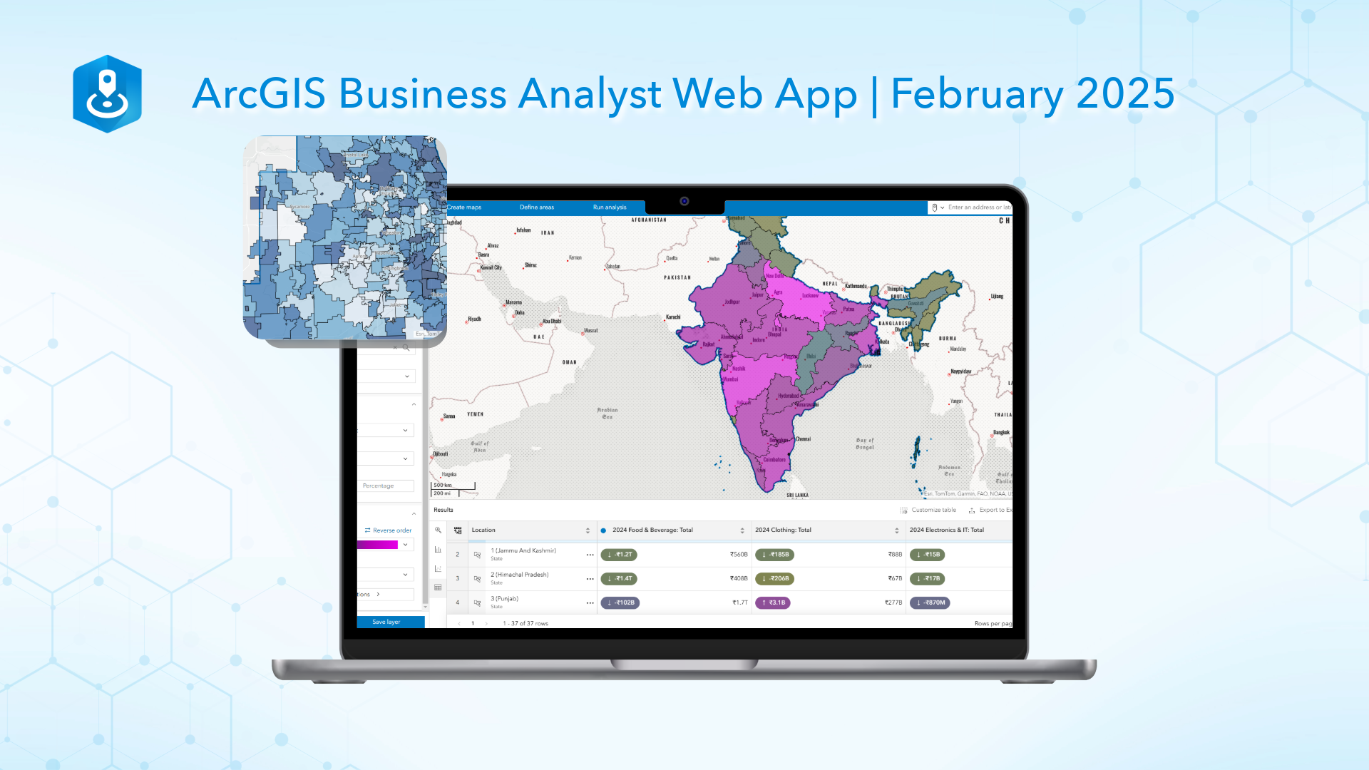 What's new in ArcGIS Business Analyst Web App February 2025