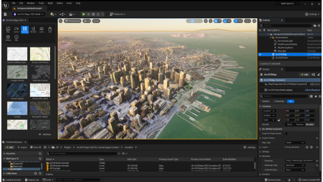 面向游戏引擎开发人员的 XR 技术 | 面向游戏引擎的 ArcGIS Maps SDKs