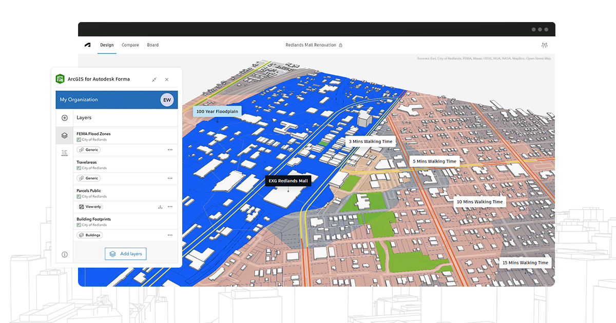 Pre-Design with Spatial Context | ArcGIS for Autodesk Forma