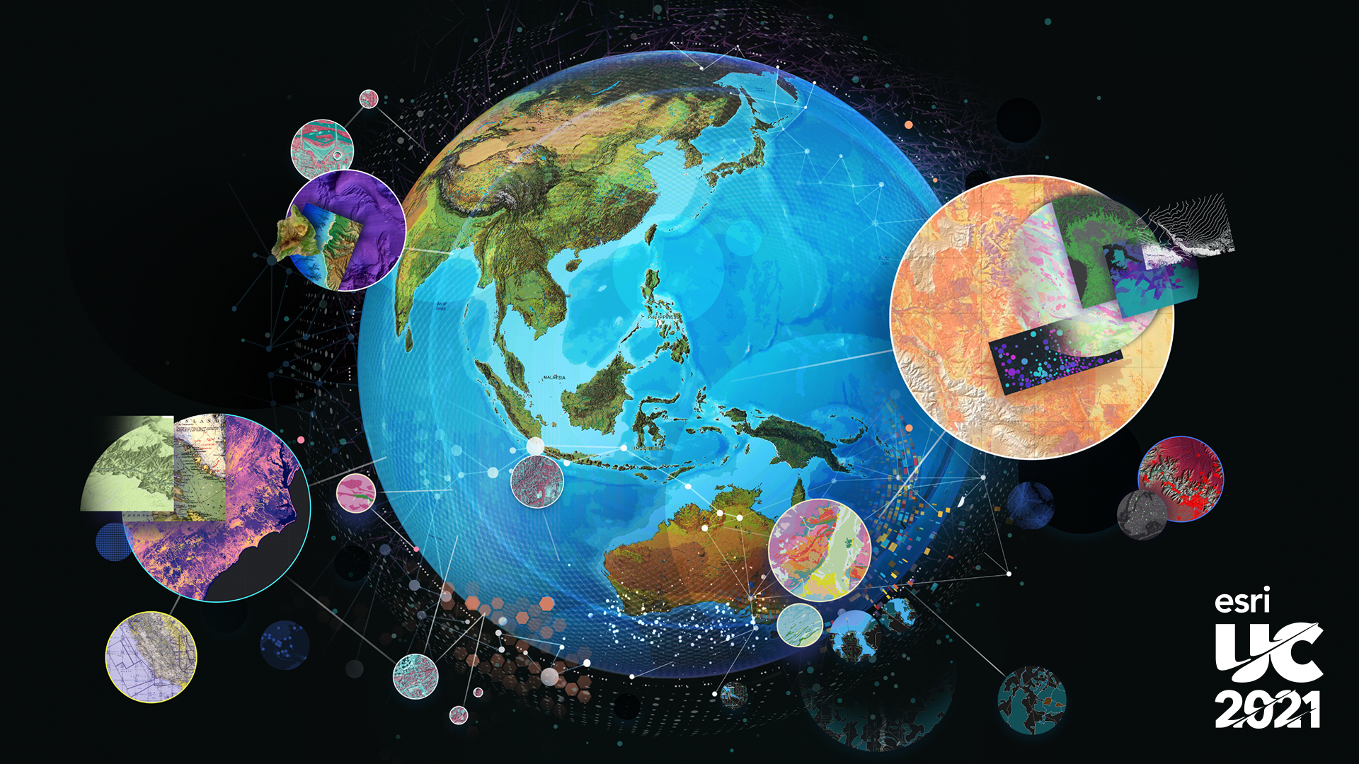 One of the Downloadable Backgrounds from the Esri User Conference ...