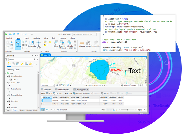 ArcGIS Pro-Entwicklerwerkzeuge | Erkunden von Entwickler-APIs, SDKs und Services