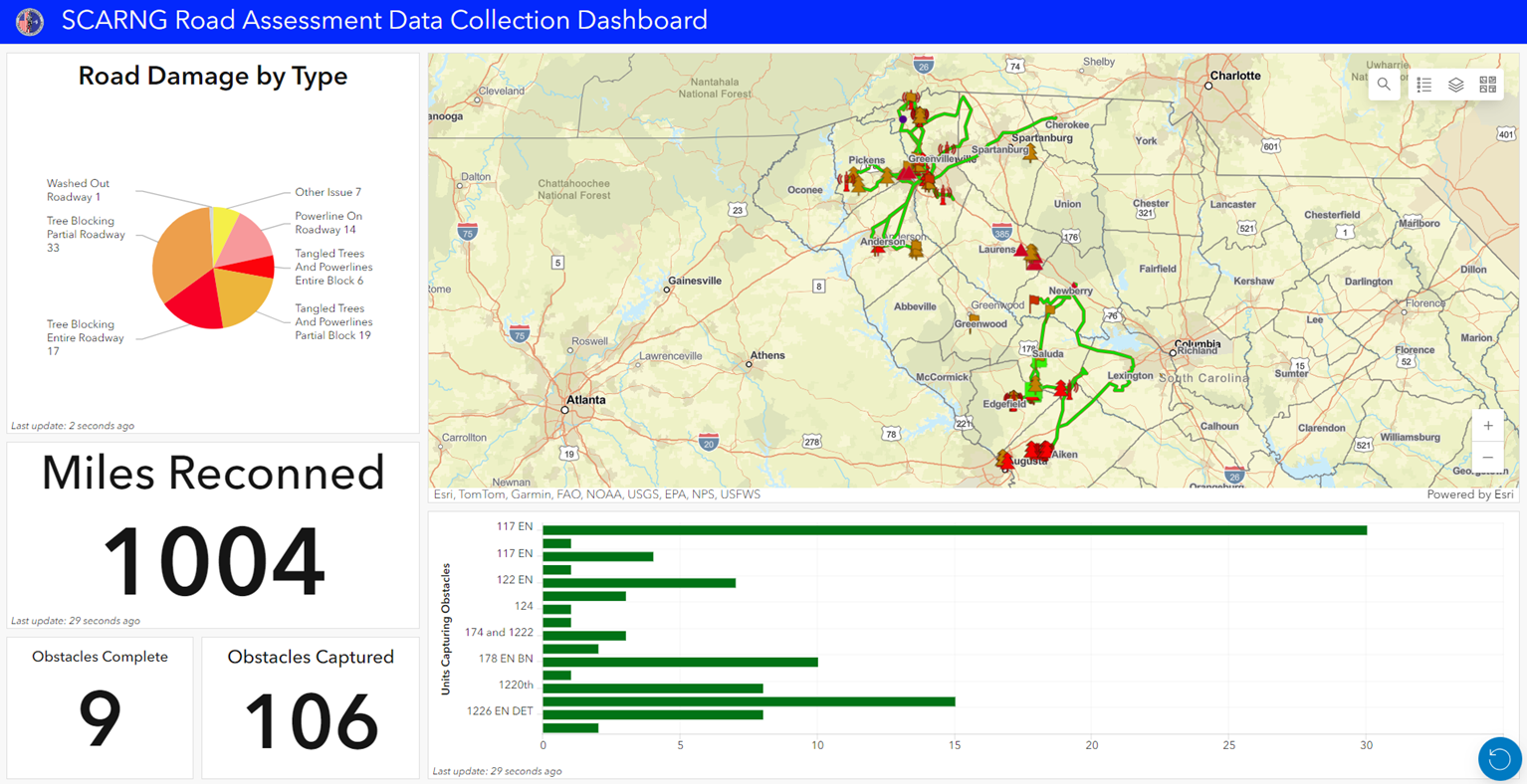 South Carolina National Guard Leverages ArcGIS for Hurricane Recovery ...