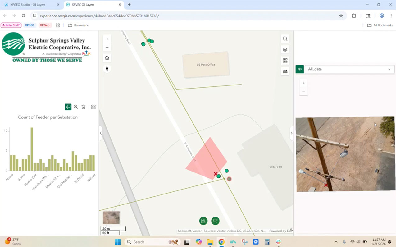 Sulphur Springs Valley Electric Cooperative Converts Unsorted Imagery ...