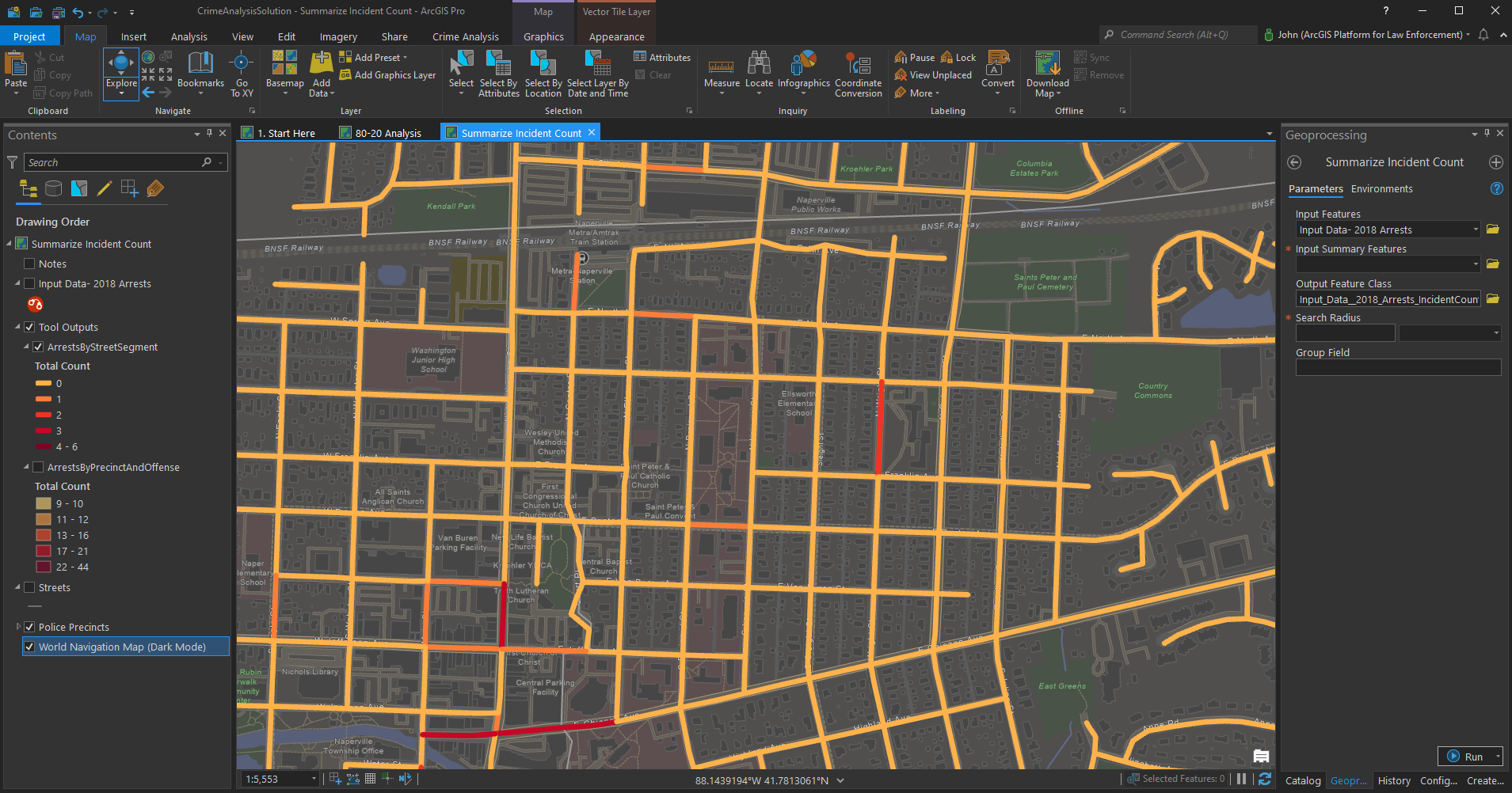 Problem Location Analysis Using The Crime Analysis Solution